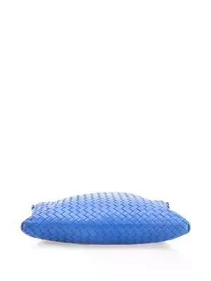 Bottega Veneta Intrecciato Nappa Medium Messenger Bag - Blue