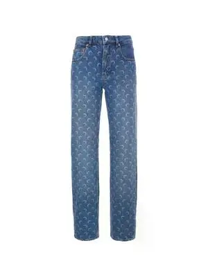 MARINE SERRE Moon-print Jeans