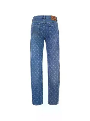 MARINE SERRE Moon-print Jeans