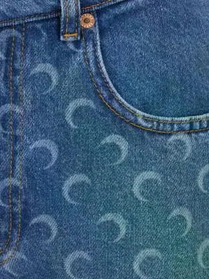 MARINE SERRE Moon-print Jeans