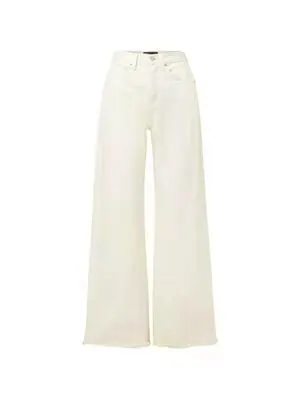 Veronica Beard Taylor Wide-leg Jeans - Neutrals