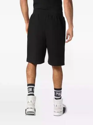 Philipp Plein Logo-plaque Drawstring Shorts