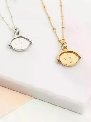 AUREE JEWELLERY Verona Spinning Pendant - Gold