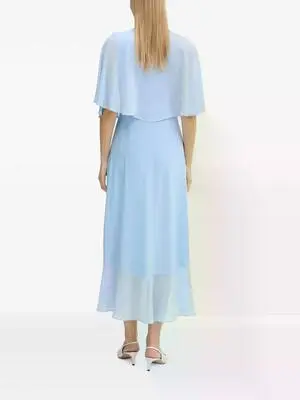 Joseph Ribkoff Crystal-embellished Wrap Midi Dress