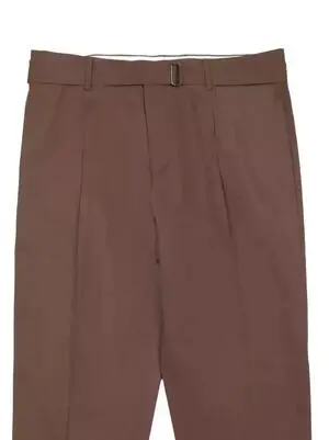 BE ABLE Andy Pleated-design Belted Trousers