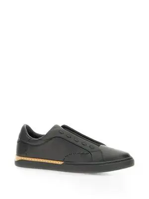 Fendi Leather Low-top Sneakers
