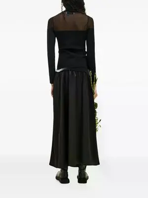 Ph5 Sheer-panel Long-sleeve Top