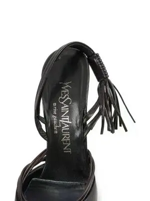 Saint Laurent 1990s Rive Gauche Tassel Pumps