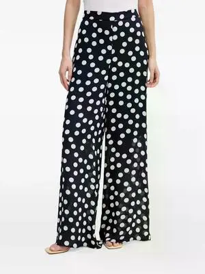 Joseph Ribkoff Polka-dot-print Trousers - Blue