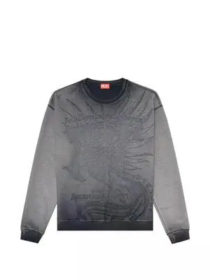DIESEL® Dévoré-effect Sweatshirt