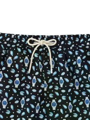 MC2 SAINT BARTH Graphic-print Drawstring Swim Shorts