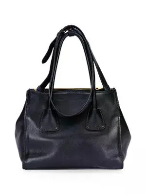 Prada Twin Pocket Leather Tote Bag