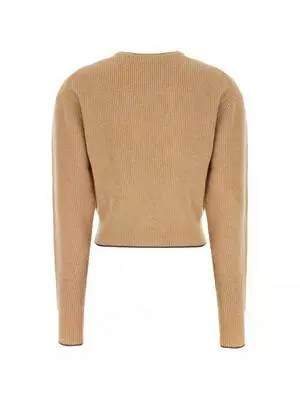 Chloé Embroidered-heart Ribbed-knit Sweater