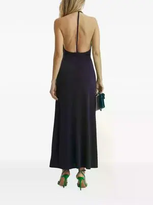 CUANNA Halterneck Ruched Dress