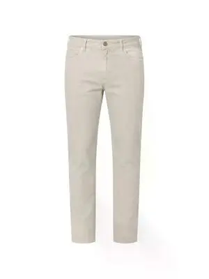 SIVIGLIA Slim-fit Gabardine Trousers - Neutrals