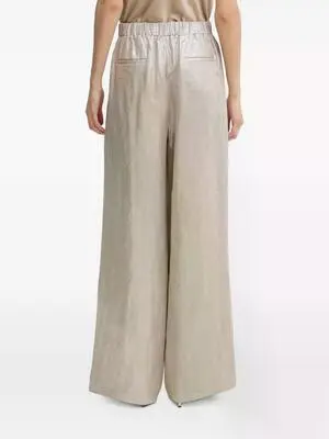 Joseph Ribkoff Metallic-effect Palazzo Pants