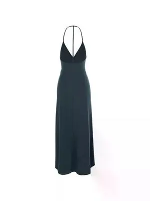 CUANNA Halterneck Gathered Dress