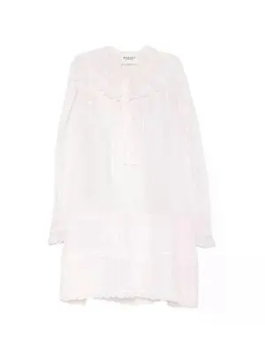 MARANT ETOILE Lenora Broderie Anglaise Ruffled Mini Dress