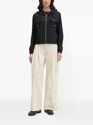 Joseph Ribkoff Hooded Flap-pocket Jacket