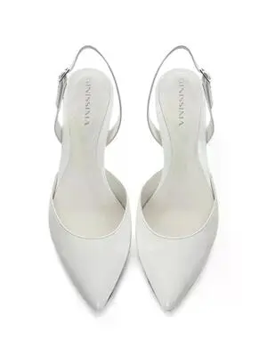 GINISSIMA Alice Pointed-toe Slingback Pumps