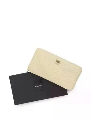 Pinko Love Birds Chevron-quilted Wallet