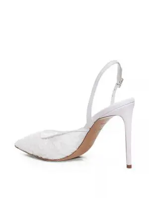 GINISSIMA Ines Floral-lace Slingback Pumps