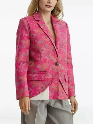CUANNA Doubleyou Floral-jacquard Jacket