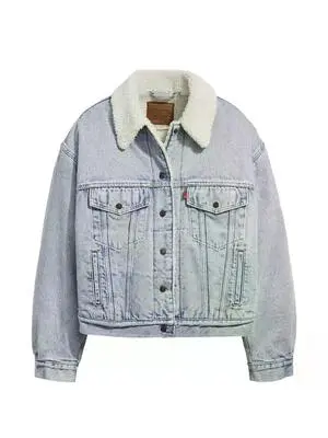 LEVI'S 90s Sherpa Denim Jacket - Blue