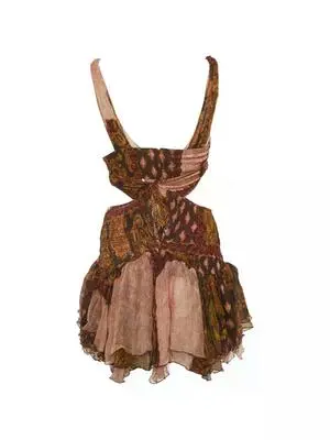DONDE ESTEBAN Estrellitas Cut-out Mini Dress