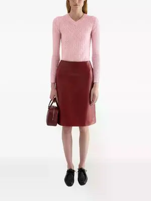 JIL SANDER Jil Sander V-Neck Sweater Pink