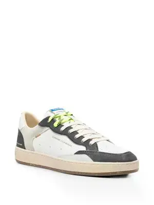 CRIME LONDON Panelled Leather Sneakers