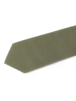 Auralee Finx Twill Tie - Green
