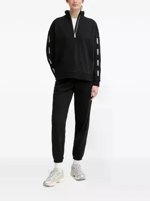 Dkny Logo-tape Quarter-zip Sweatshirt