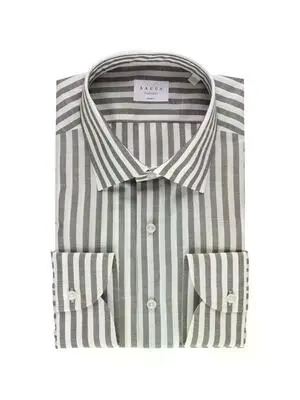 XACUS Travel Striped Shirt - Brown