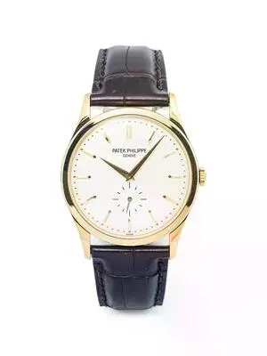 Patek Philippe Calatrava Strap Watch - White