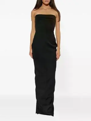 Rick Owens Bustier Strapless Maxi Gown