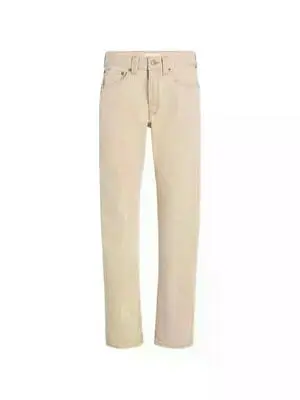 Khaite Finley Cotton Jeans - Neutrals