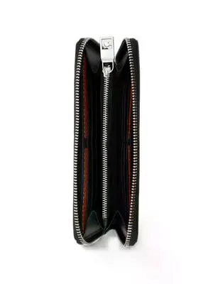 GHERARDINI Monogram-print Zip-around Wallet - Neutrals