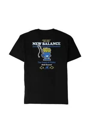 NEW BALANCE Fish And Chips Graphic-print T-shirt
