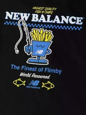 NEW BALANCE Fish And Chips Graphic-print T-shirt