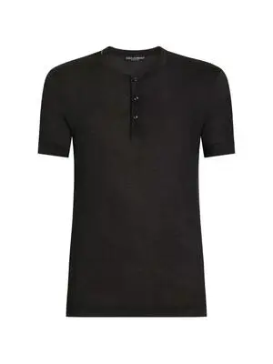 Dolce & Gabbana Silk Serafino T-shirt