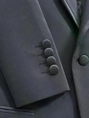 RAMON SANJURJO Satin-trim Single-breasted Suit