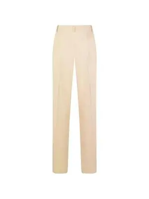 Alberta Ferretti High-waisted Pleated Trousers - Neutrals