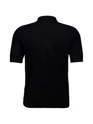 Balmain Monogram-knit Polo Shirt