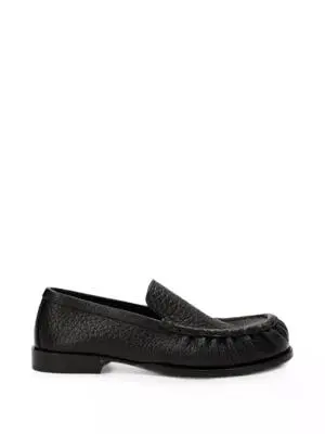 Dries Van Noten Leather Loafers - Black