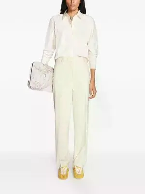 Dries Van Noten Wide-leg Tailored Trousers - Neutrals