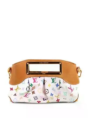 LOUIS VUITTON Monogram Multicolor Judy Pm Shoulder Bag - White