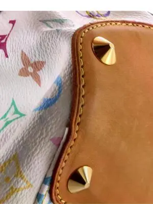 LOUIS VUITTON Monogram Multicolor Judy Pm Shoulder Bag - White