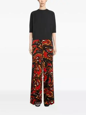 Dries Van Noten Wide Leg Pants
