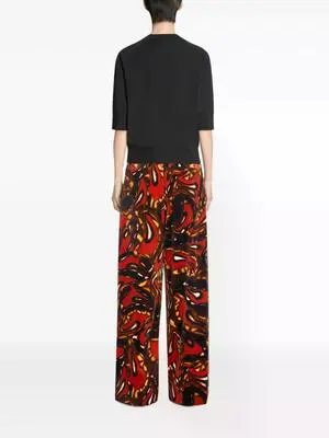 Dries Van Noten Wide Leg Pants